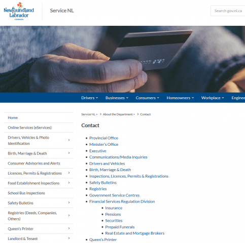 Service NL - Landlord and Tenant Division - Renting in NL