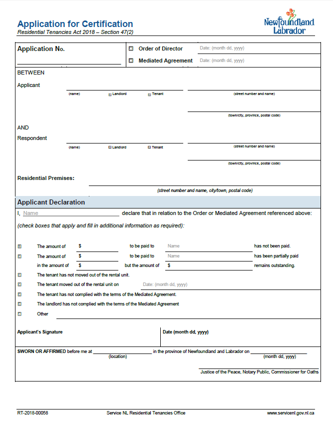 Forms & Resources - Renting in NL
