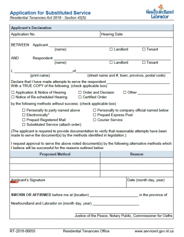 Serving Notices - Renting in NL